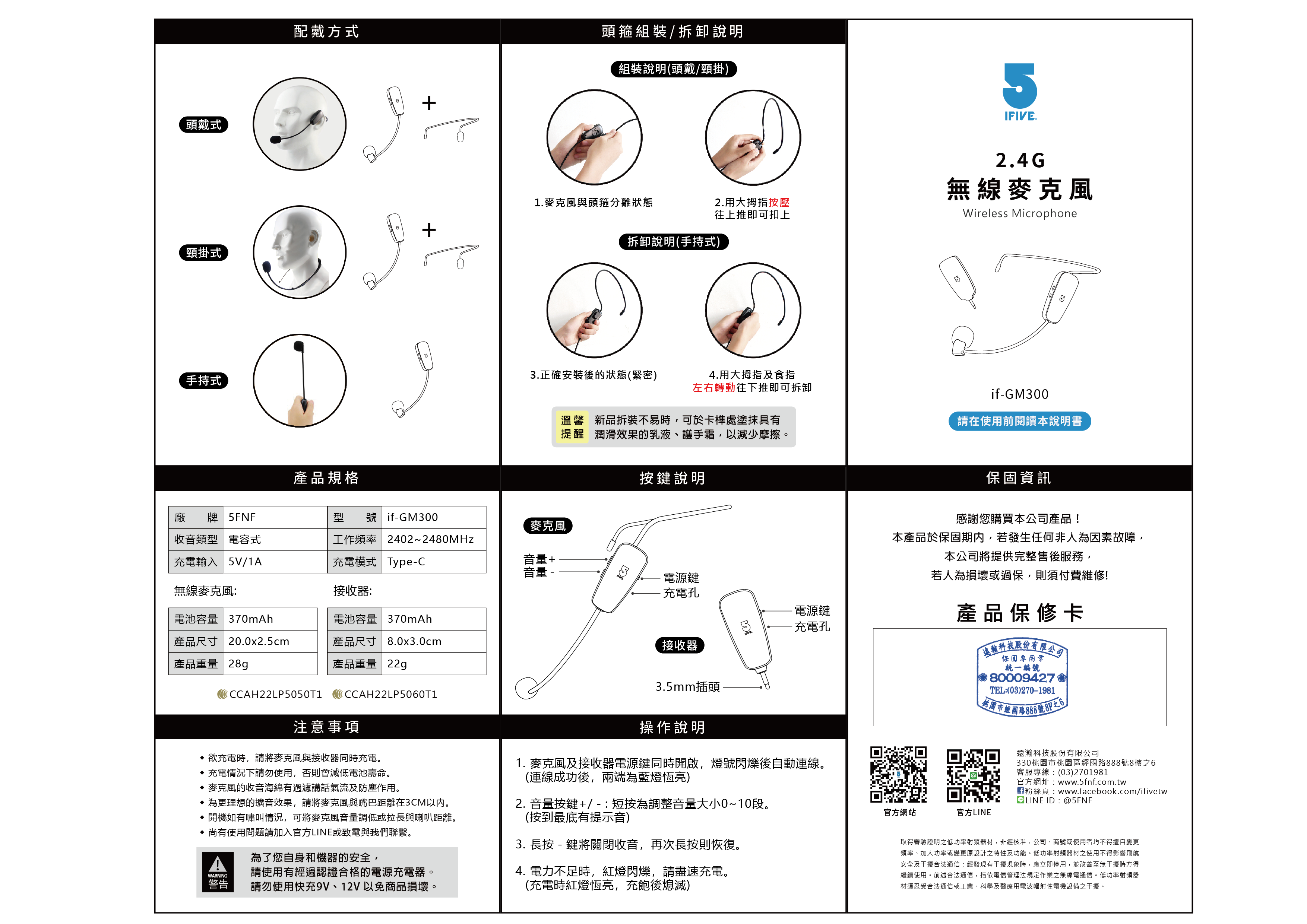 GM300說明書 | IFIVE教學影音館